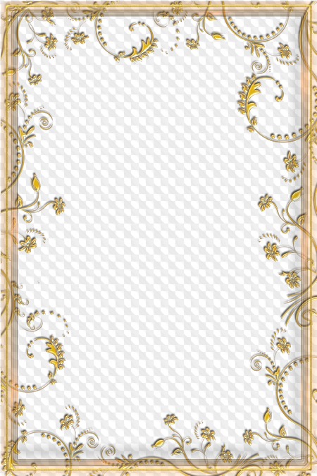 Golden frames for photoshop - 25 frames png