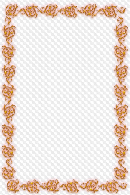 Golden frames for photoshop - 25 frames png