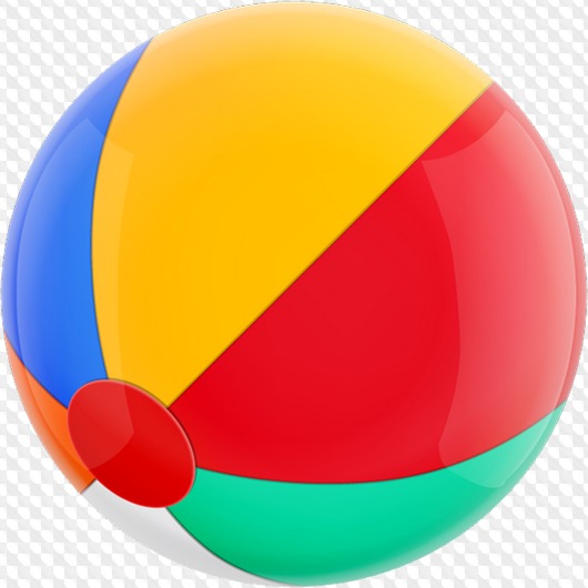 Colored balls with transparent background, download