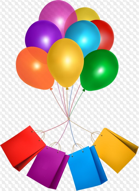 Festive clipart png - many, Many balloons - 232 PNG files