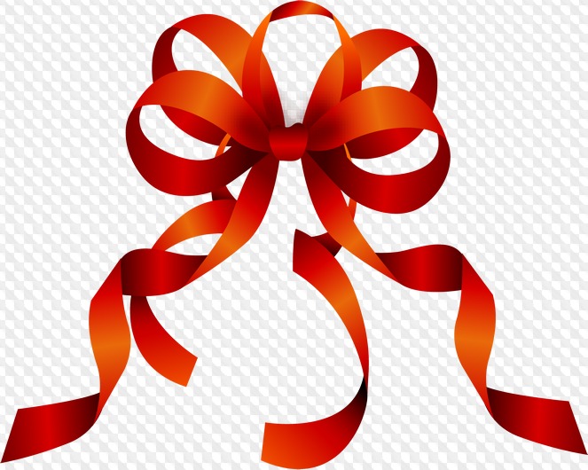 Clipart de PSD con lazos y cintas para texto.