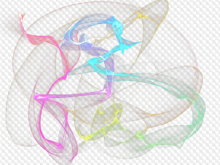 Beautiful multicolor abstract line png download - free 30 png images