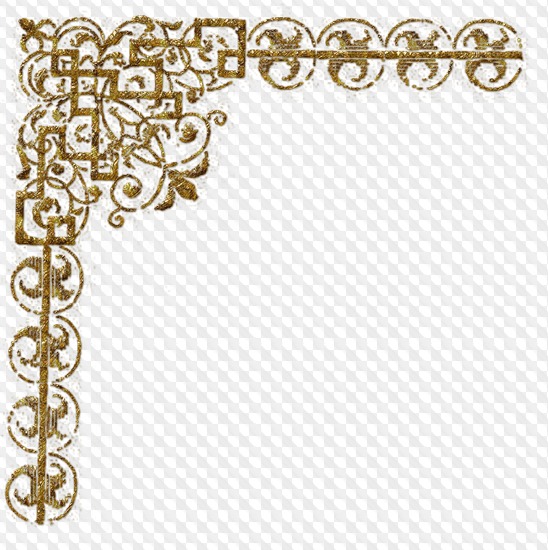 PSD, Ten PNG, Corners on transparent background