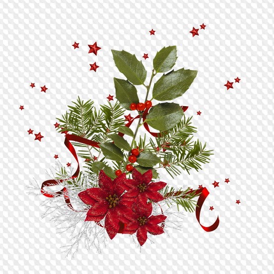 Free Christmas png graphics - Christmas clusters png star download