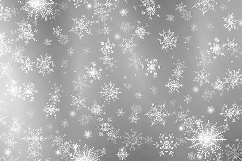 Winter Overlays with golden, blue and white Snowflakes for Design and ...