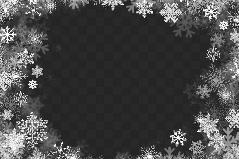 Winter Photo Frames Overlays for design and decoration photos or ...