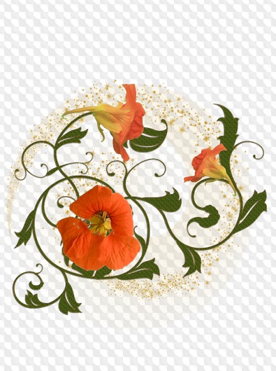 Flowers curls Clip Art png download