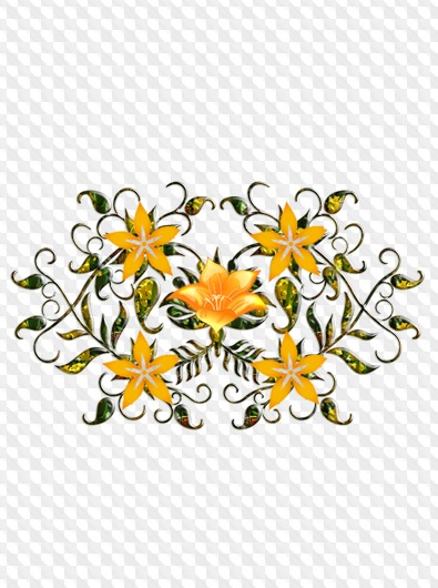Flowers curls Clip Art png download