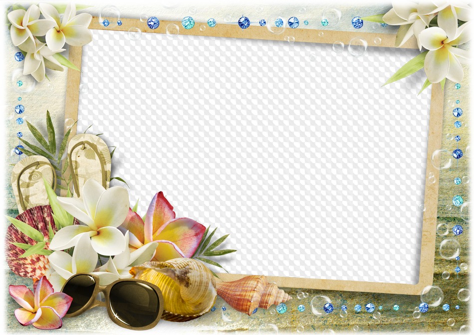 At sunset, photo frame