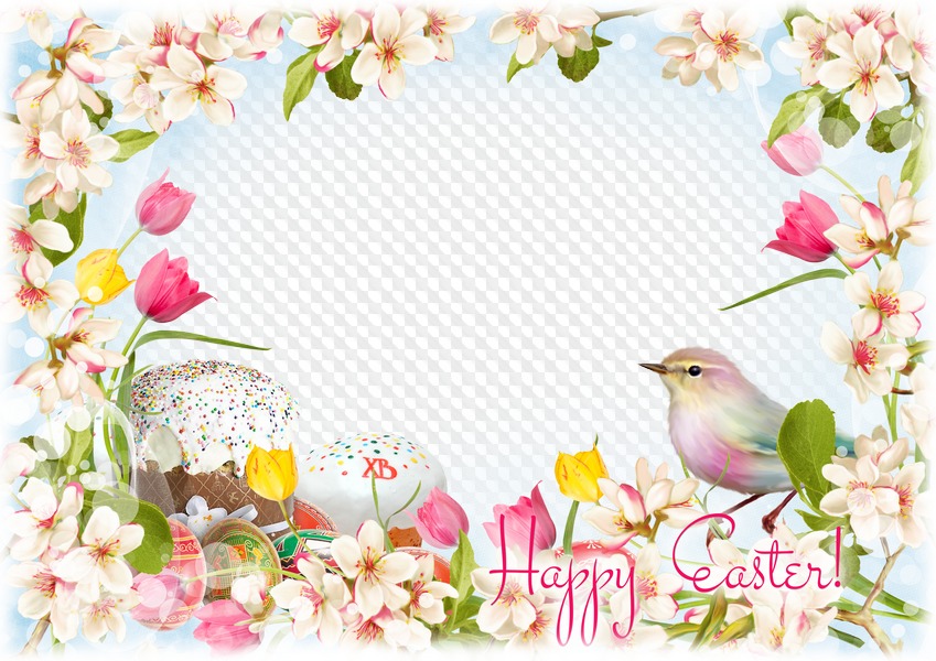Png frame Easter