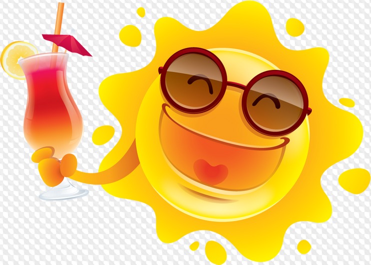 Fun Sun Clipart with transparent background, PNG, free download