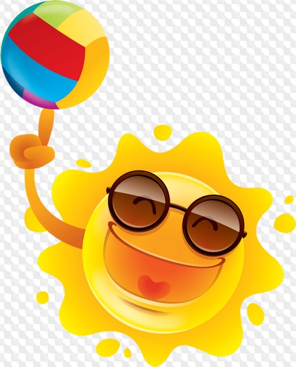 Fun Sun Clipart with transparent background, PNG, free download