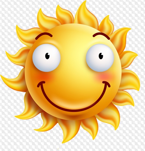 Fun Sun Clipart with transparent background, PNG, free download
