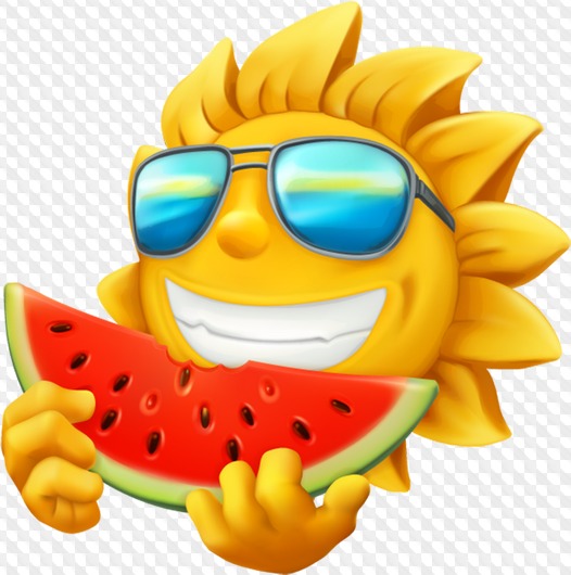 Fun Sun Clipart with transparent background, PNG, free download
