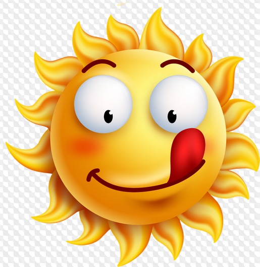 Fun Sun Clipart with transparent background, PNG, free download