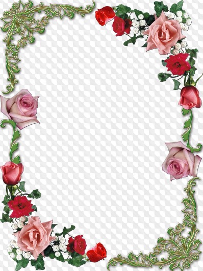 Updated: 47, Floral vignette, frames in PNG format