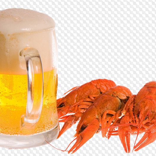 40 Free PNG, Beer mugs and boiled crawfish on transparent background ...