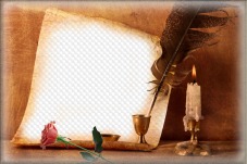 Vintage photo frame template