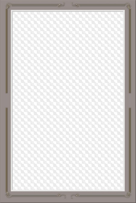 33 PNG, Decorative Frames on a transparent background for Photoshop