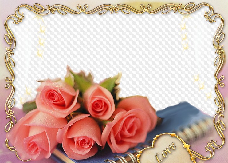 Wedding frames - Red Roses