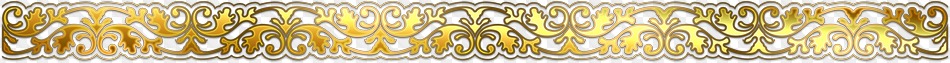 PSD, 8 PNG, Gold Border Line on a transparent background