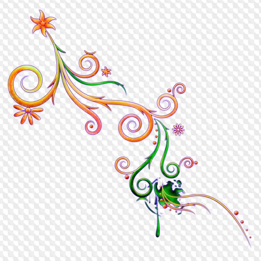 27 PSD, 27 PNG, Decorative elements for design on transparent background