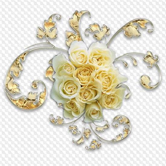 Png Curls with flowers, free png images, download