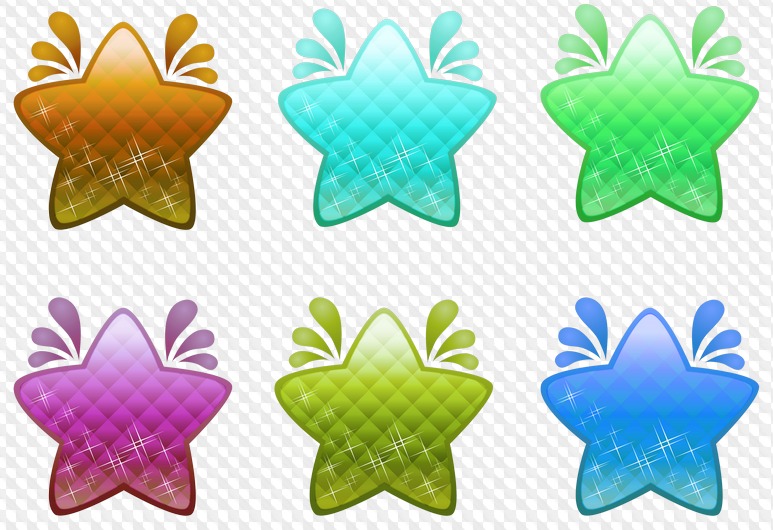 Stars and star flashes png images free clipart Png - download
