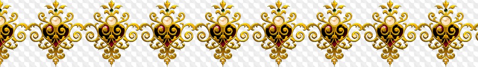 Gold borders PSD file and 19 PNG images