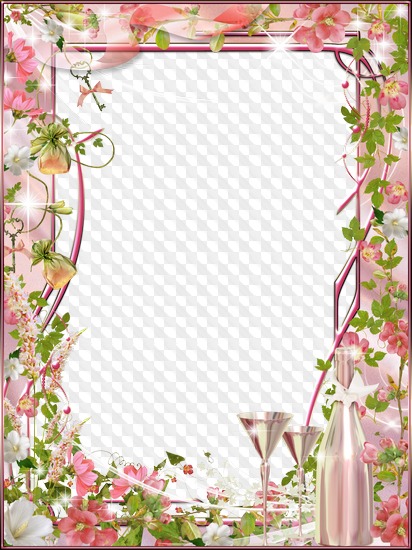 Spring frames, Happy early spring, 23 PNG frames on transparent background