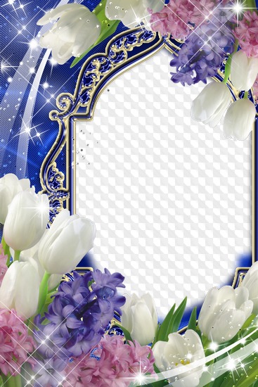 Spring frames, Happy early spring, 23 PNG frames on transparent background
