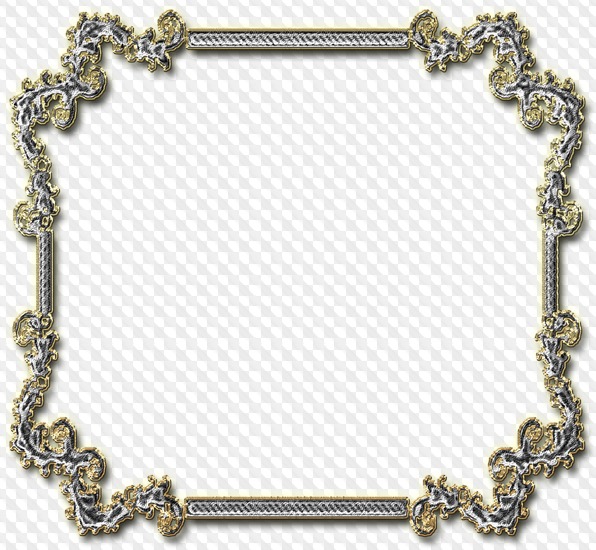 PSD, 14 PNG, Vintage Silver Frames
