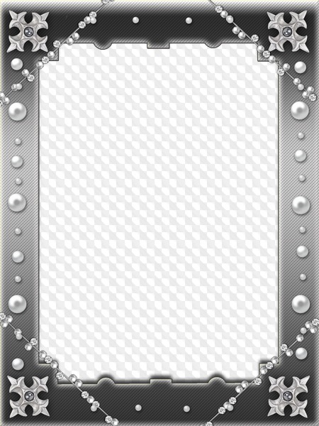 Set of beautiful silver frames download - 8 free png frames