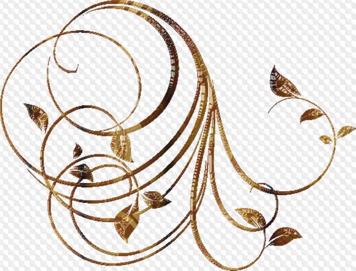 32 PNG, multicolored curls for design on transparent background