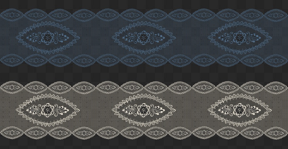 36 transparent PNG, Lace: borders, ribbons