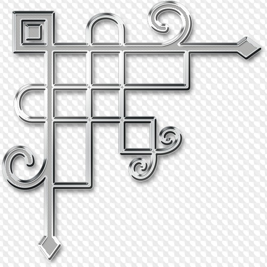 Updated: 2 PSD, 40 PNG, Gold and Silver Corners on transparent ...