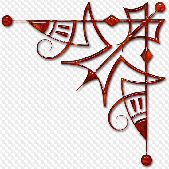 PSD, 52 PNG, Corners on transparent background » Страница 2