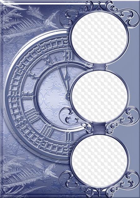 Chiming clock, photo frame