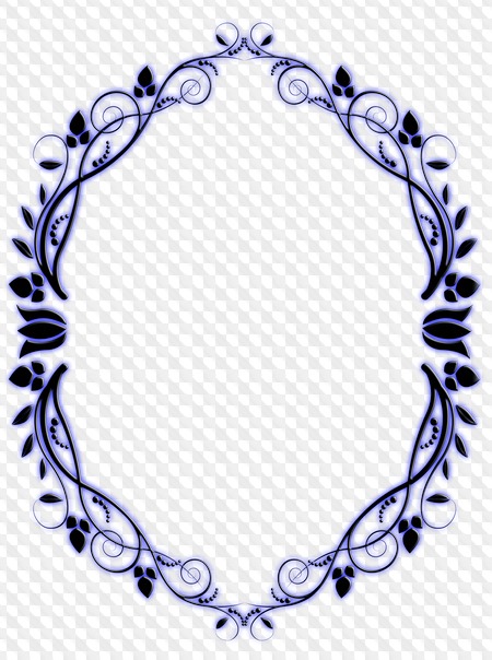 PSD, Twelve decorative PNG frames with transparent background, fast ...