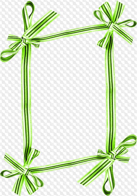 10 PNG, Free Frames with bows on transparent background, download
