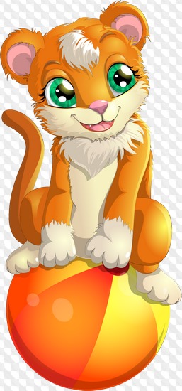 PSD, 17 PNG, animals play, Pictures on a transparent background, download