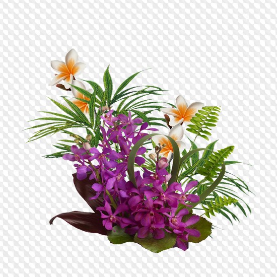 Clipart png images Exotic flowers – 11 PNG flower clusters on a ...
