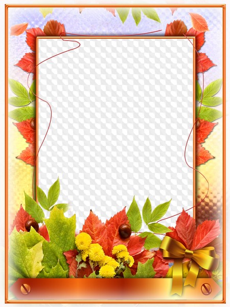 Back To School Frame For Photoshop Transparent PNG Frame PSD Layered Photo Frame Template 