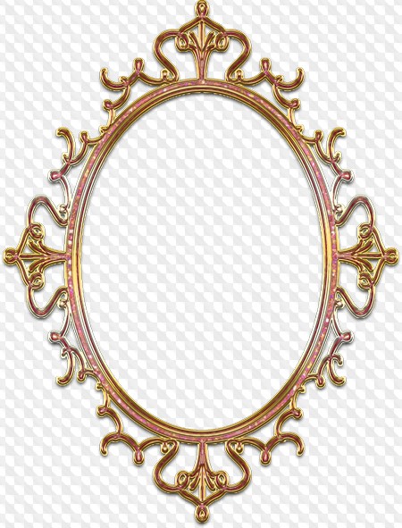 PSD, 40 PNG, Clipart gold and silver frames on transparent background ...