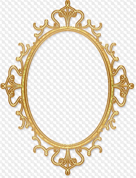 PSD, 40 PNG, Clipart gold and silver frames on transparent background ...