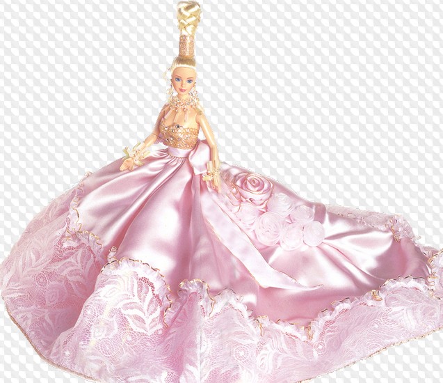 PSD, 50 PNG, Barbie dolls on a transparent background, download