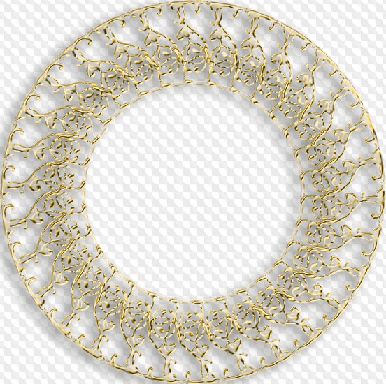 28 PNG, Round frames on transparent background