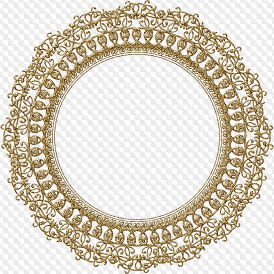 28 PNG, Round frames on transparent background