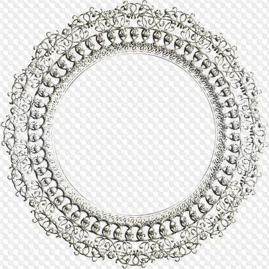 28 PNG, Round frames on transparent background
