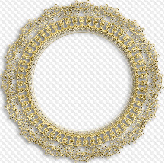 28 PNG, Round frames on transparent background